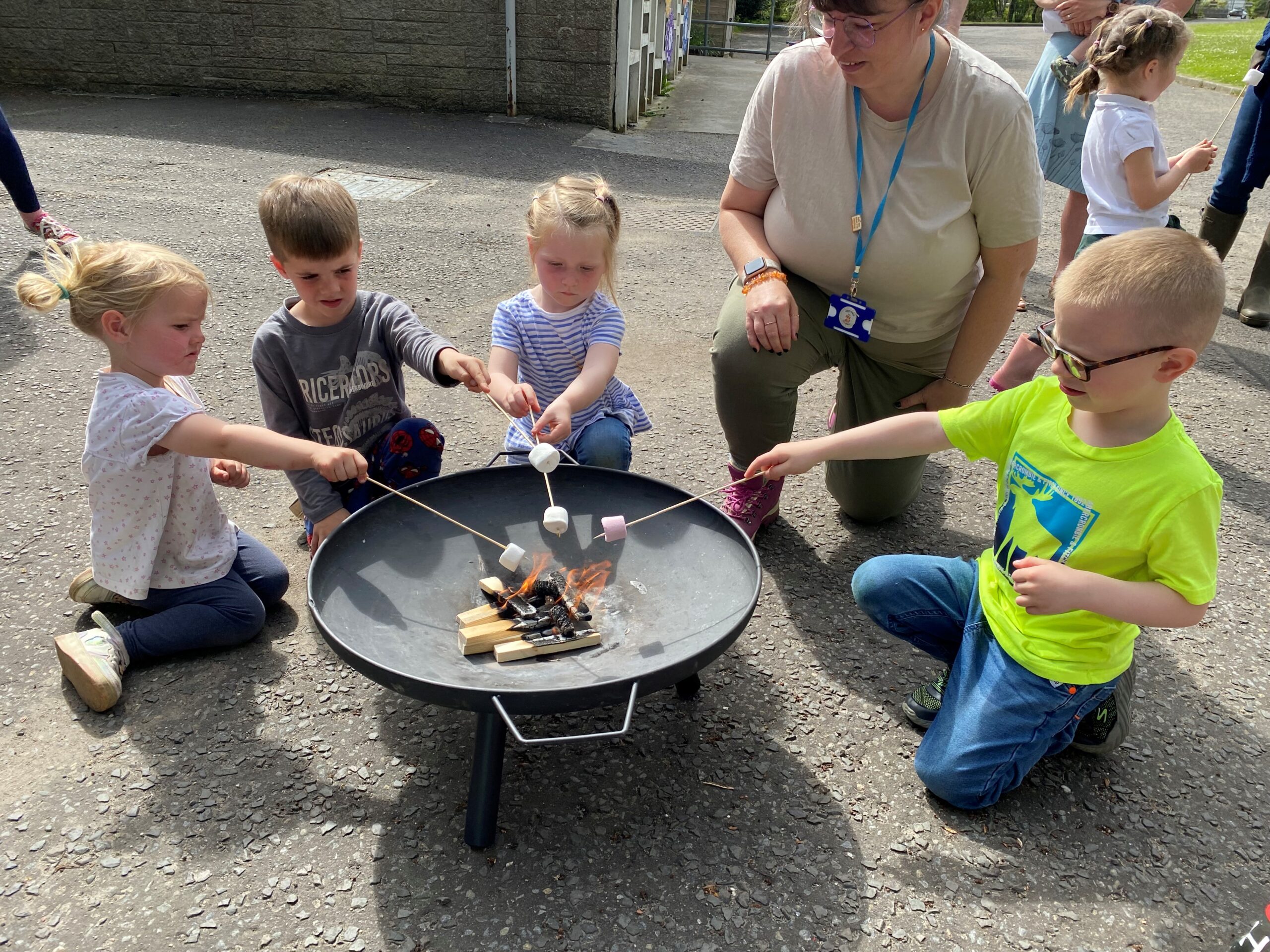 Pupils explore nature in outdoor learning project